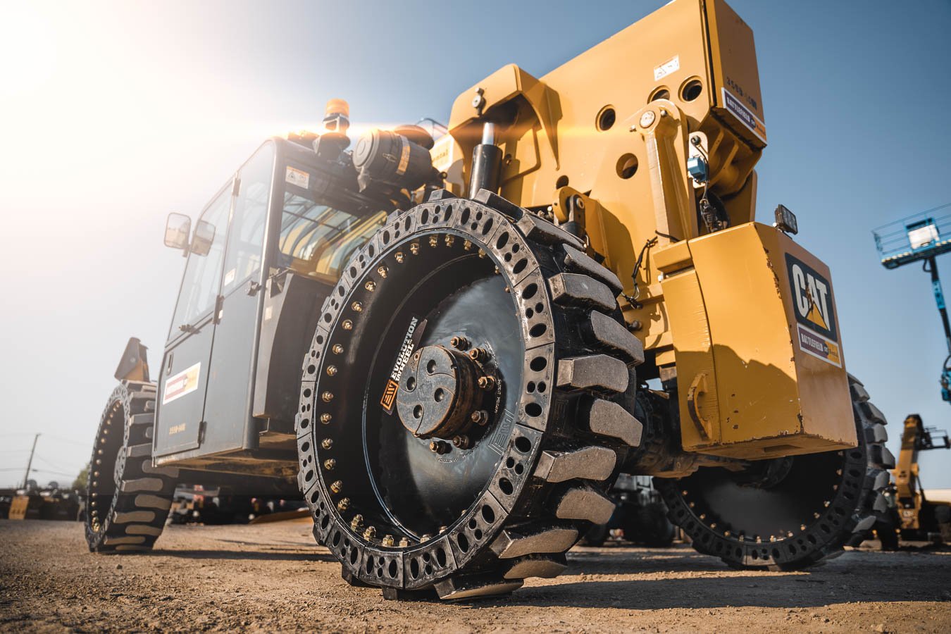 High-Performance Airless Telehandler Tires